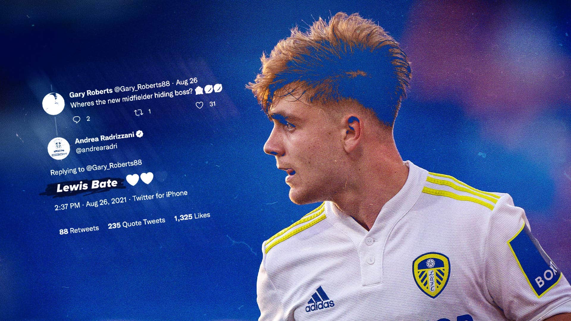 Lewis Bate was the clever tweet • The Square Ball