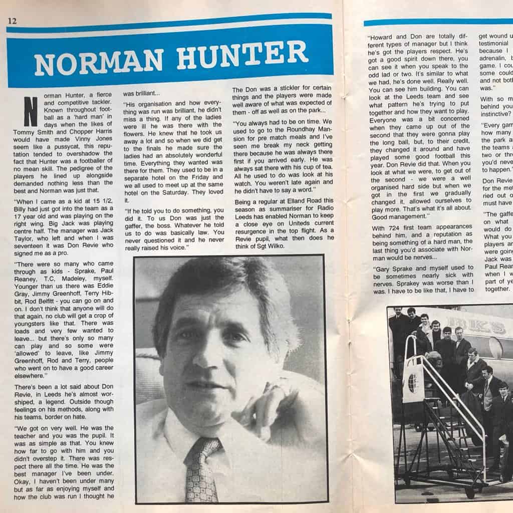 Norman Hunter: The Square Ball Interview, 1991 • The Square Ball
