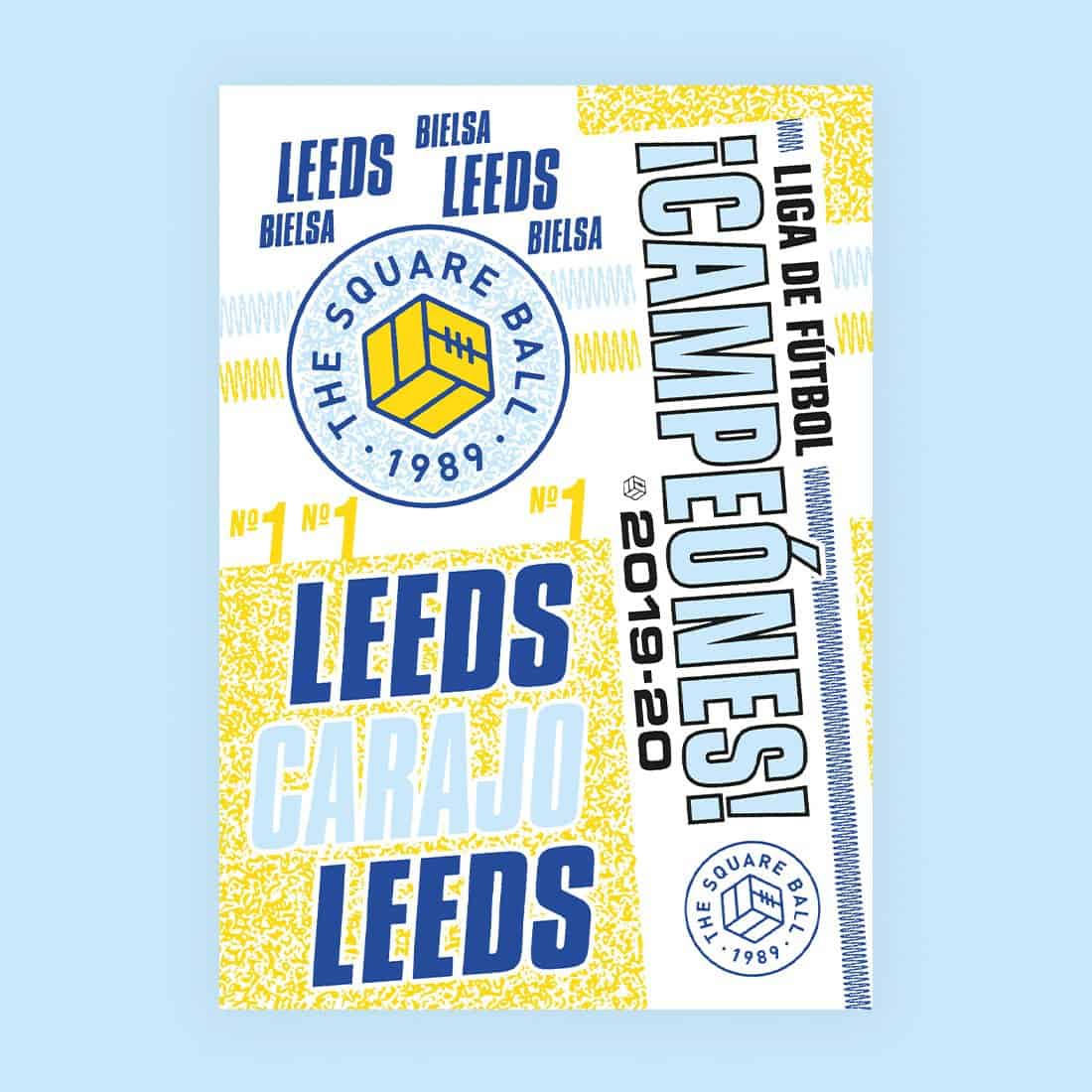 ¡Campeones! print | TSB art • The Square Ball